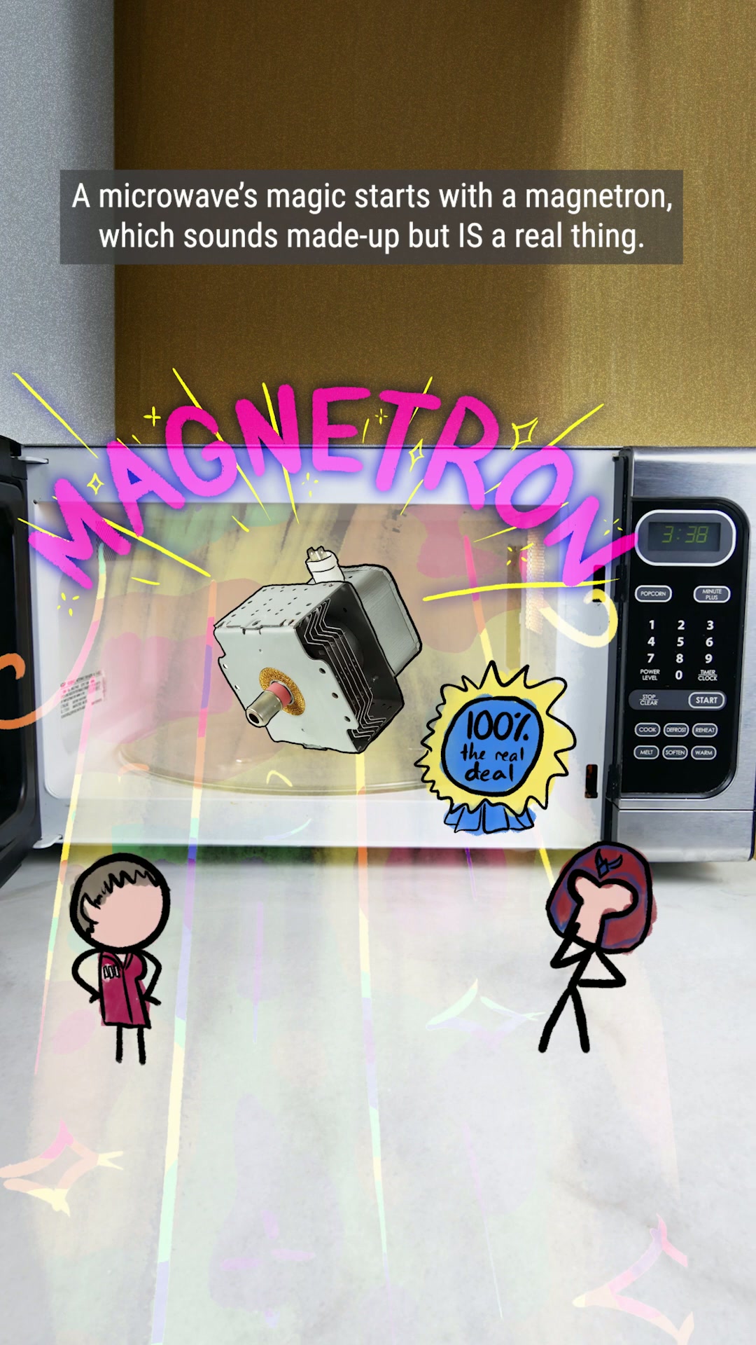We've all burned popcorn in there, but how does a #microwave actually work?