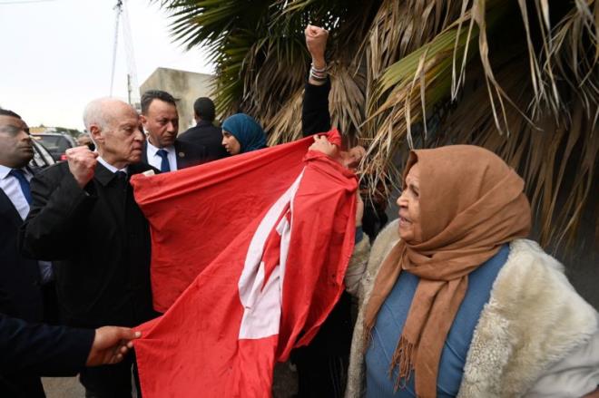 Flood damage: President Saïed in Bhar Lazreg, Sidi Bou Said says need ...