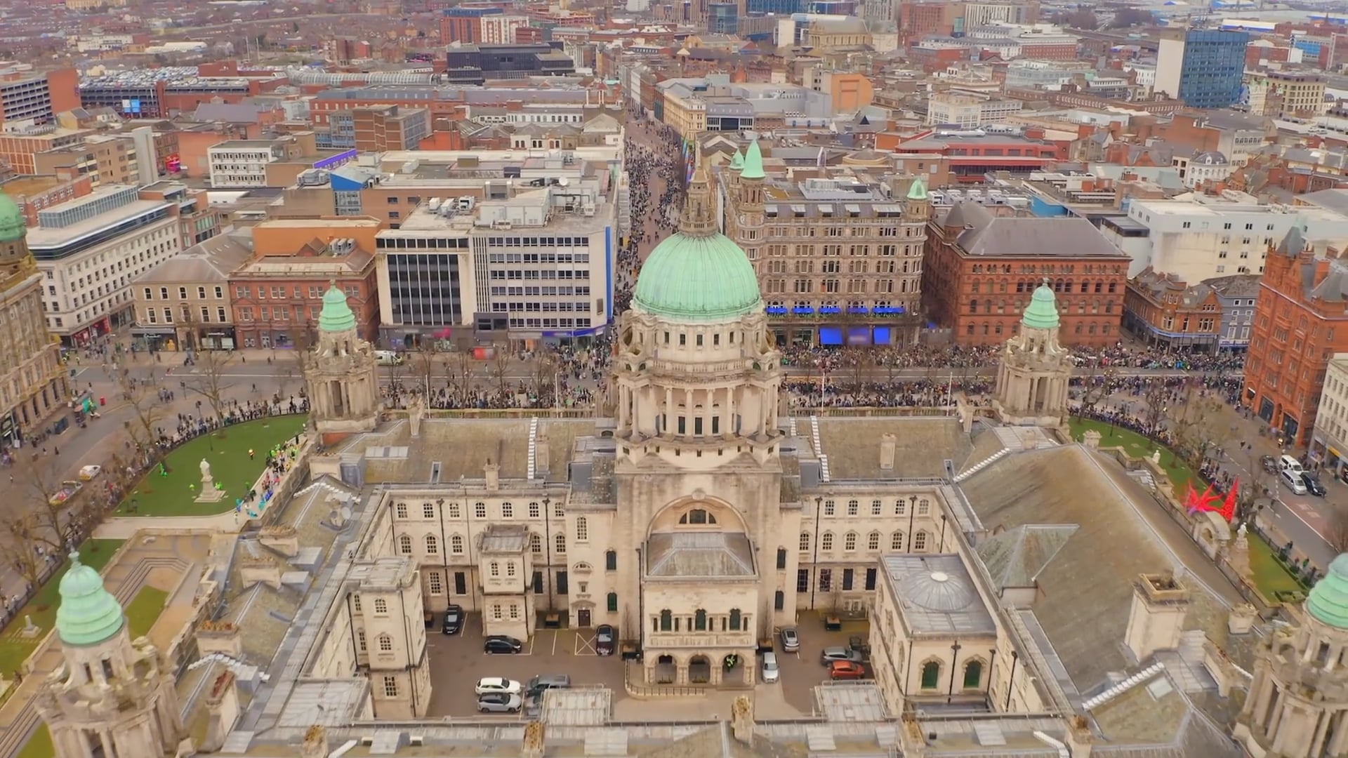 Belfast: Drone views of Northern Ireland's capital