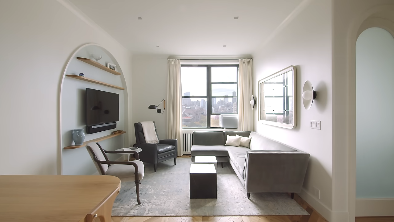 This is how small NYC apartments stay functional for two people