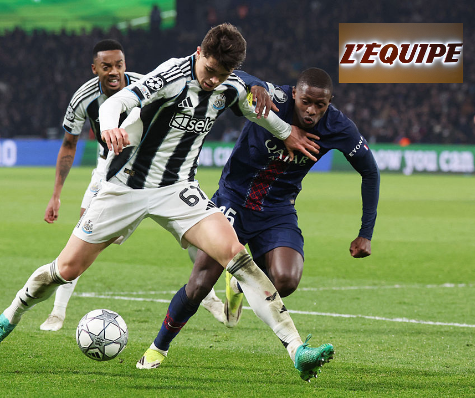 Newcastle United fans will be shocked as L’Equipe hand Lewis Miley 4/10 ...