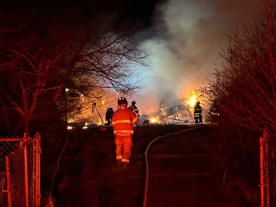 Photos: Fire crews respond to overnight fire in Anderson Co.
