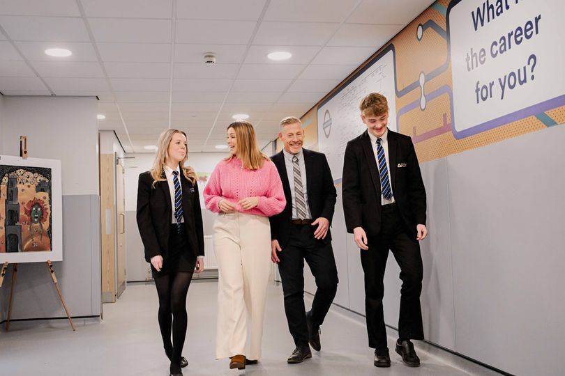 Grimsby MP Melanie Onn visits transformed town school