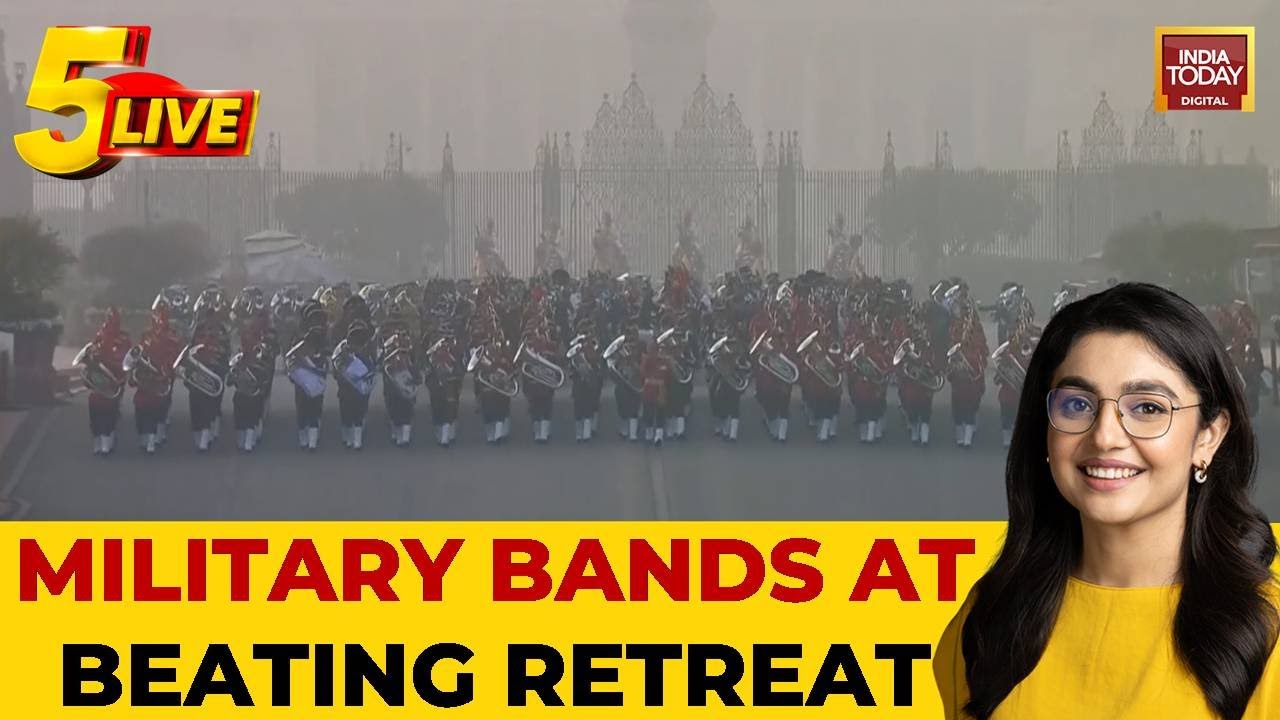 Military bands of all three armies proceed at national event in New Delhi