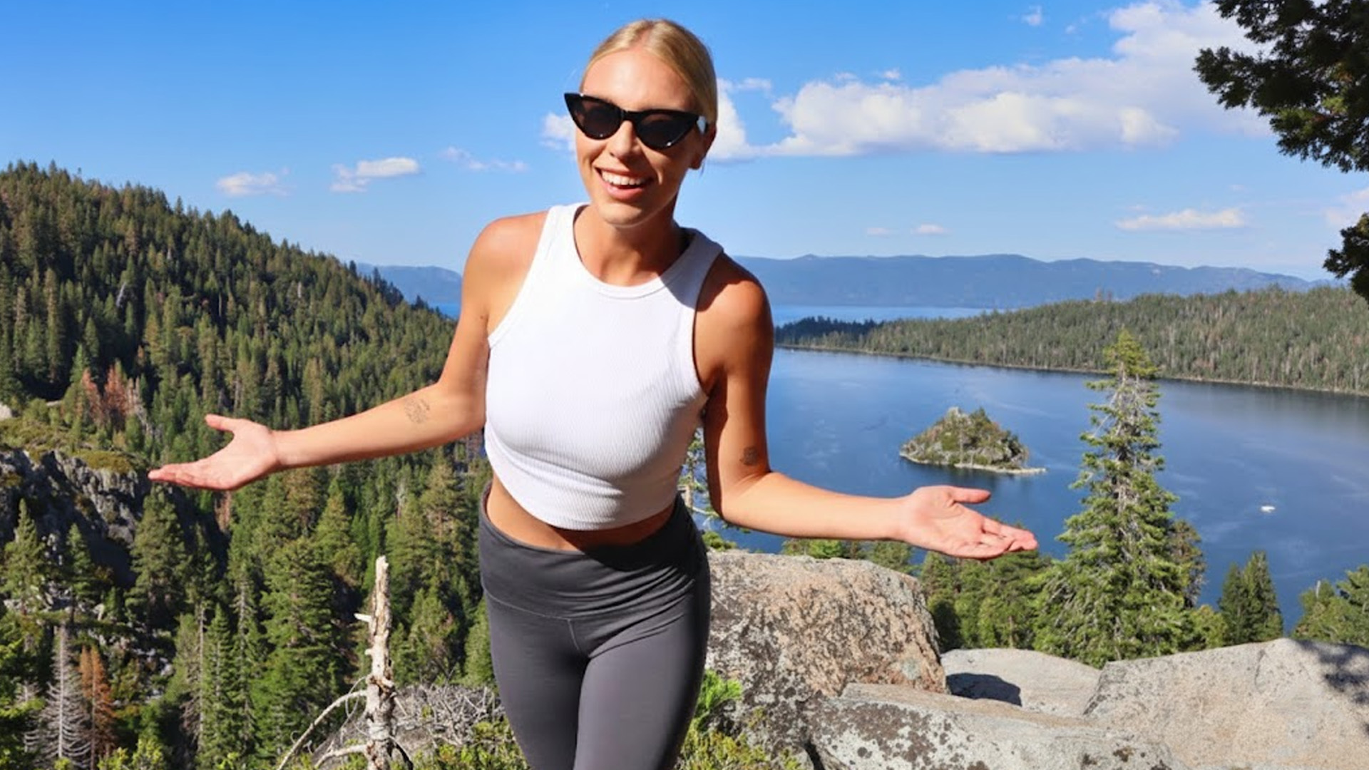 Twenty-four hours exploring Lake Tahoe landscapes