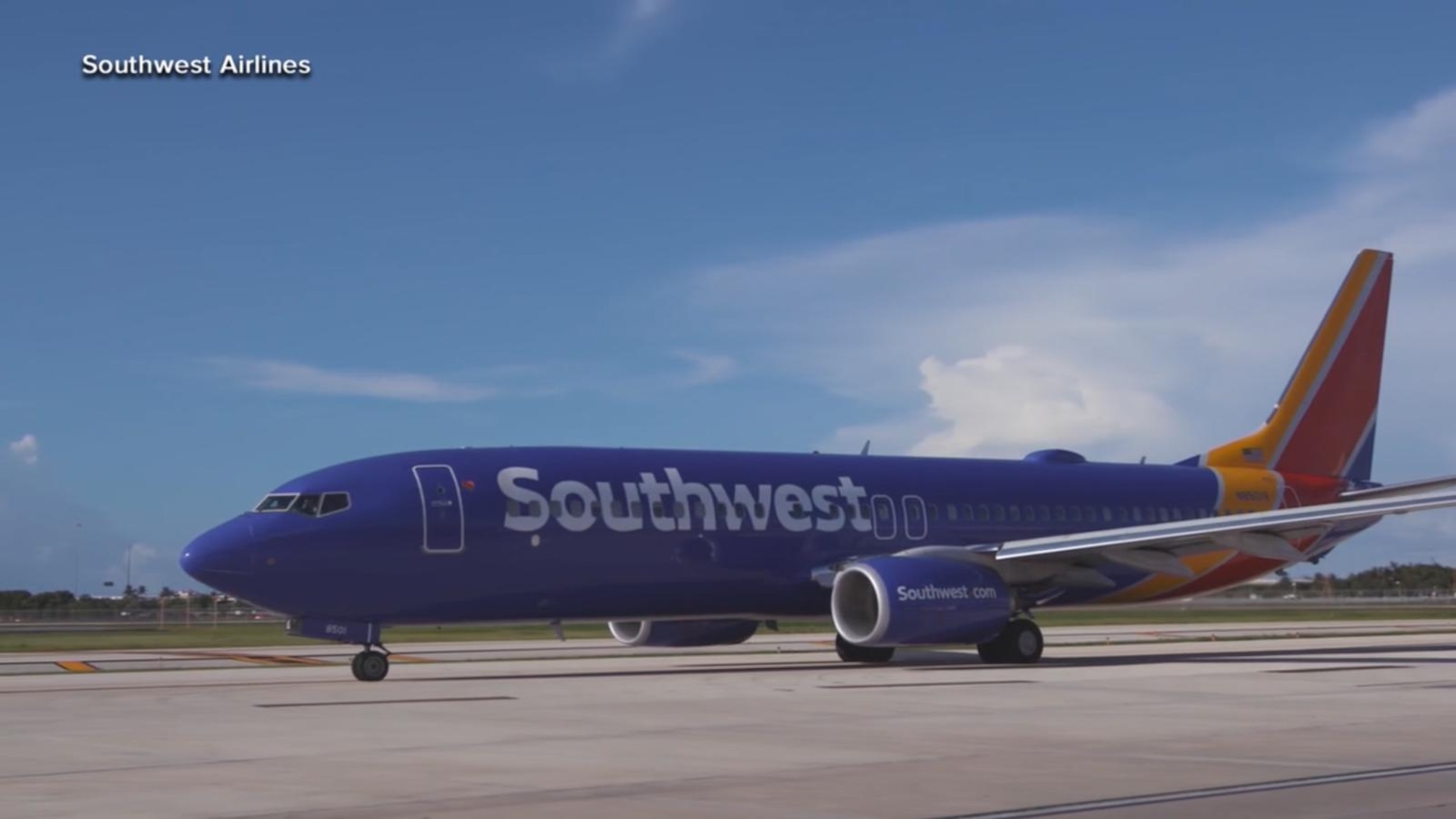 Close call on runway as flights struggle to recover from winter storm