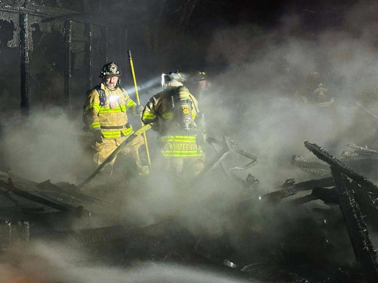 Photos: Fire crews respond to overnight fire in Anderson Co.
