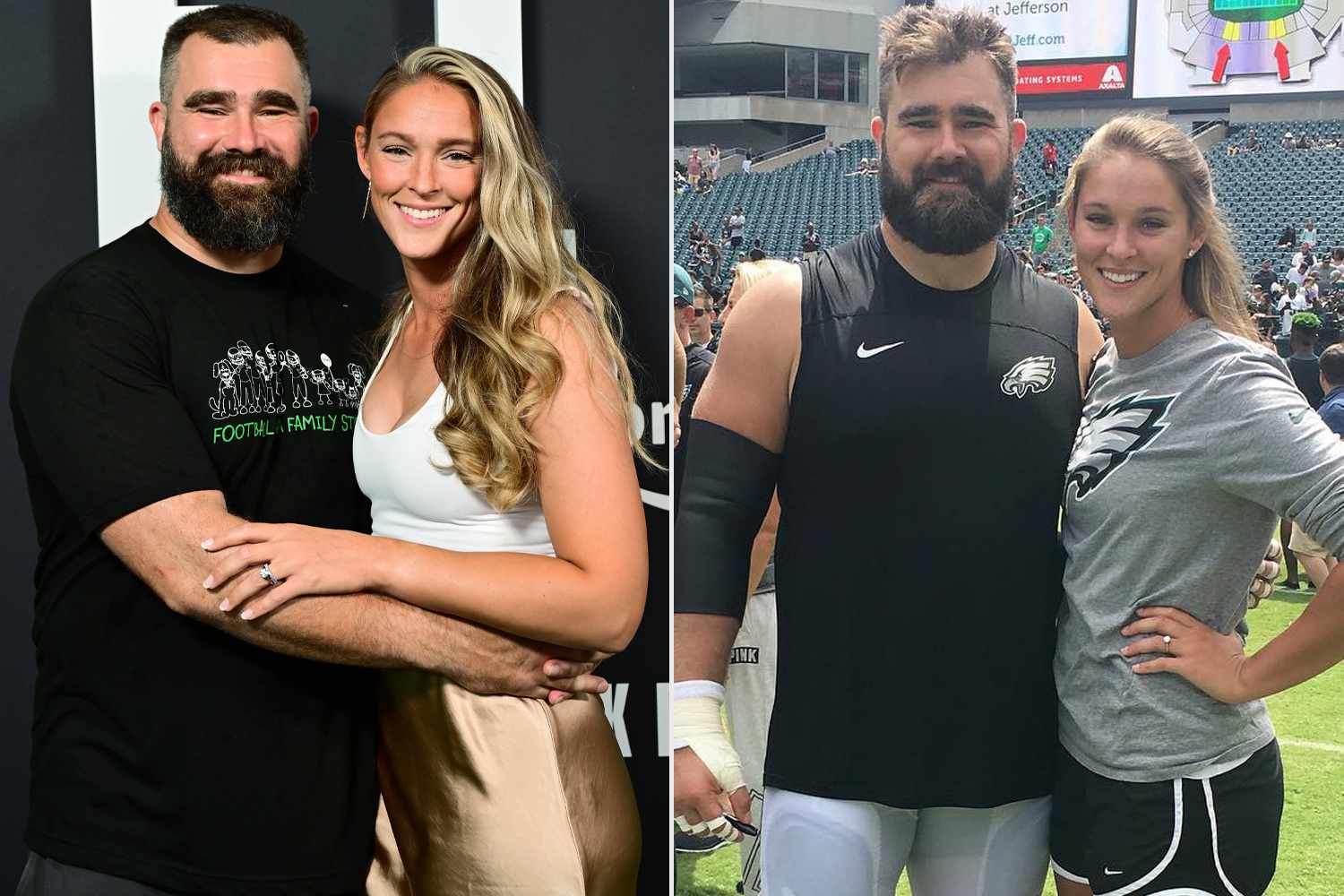 Kylie Kelce reveals whether she or husband Jason said 'I love you ...
