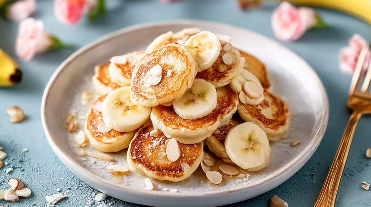 Play the griddle like a fiddle with our mini banana pancakes