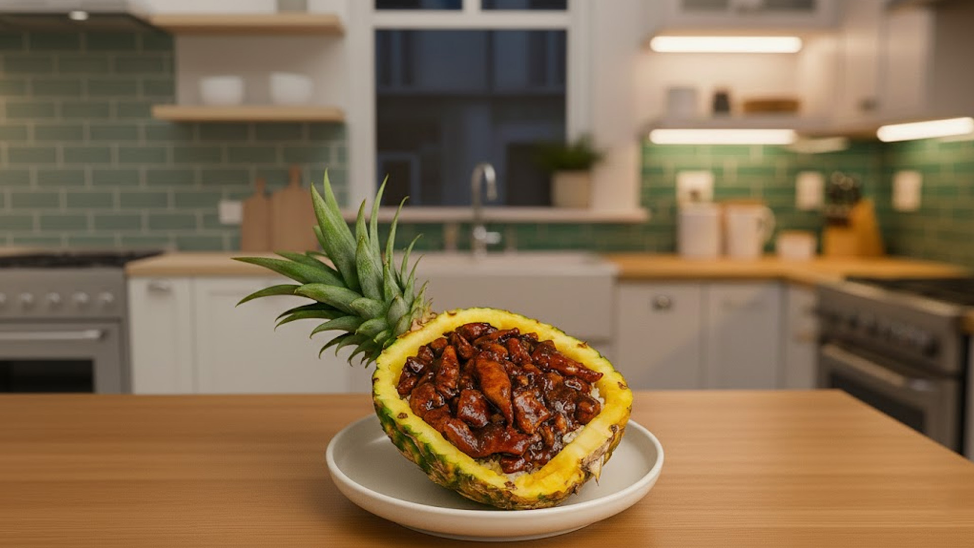 How to make pineapple teriyaki chicken bowl