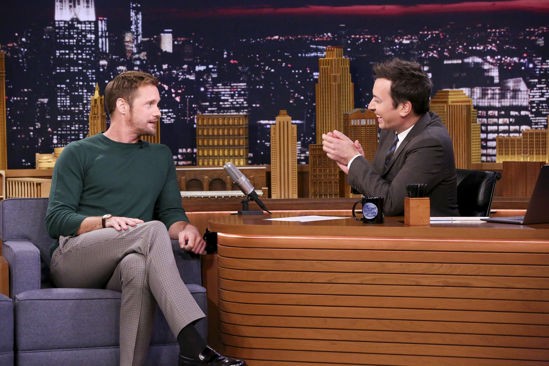 Jimmy Fallon accused Alexander Skarsgård of making this Swedish ...