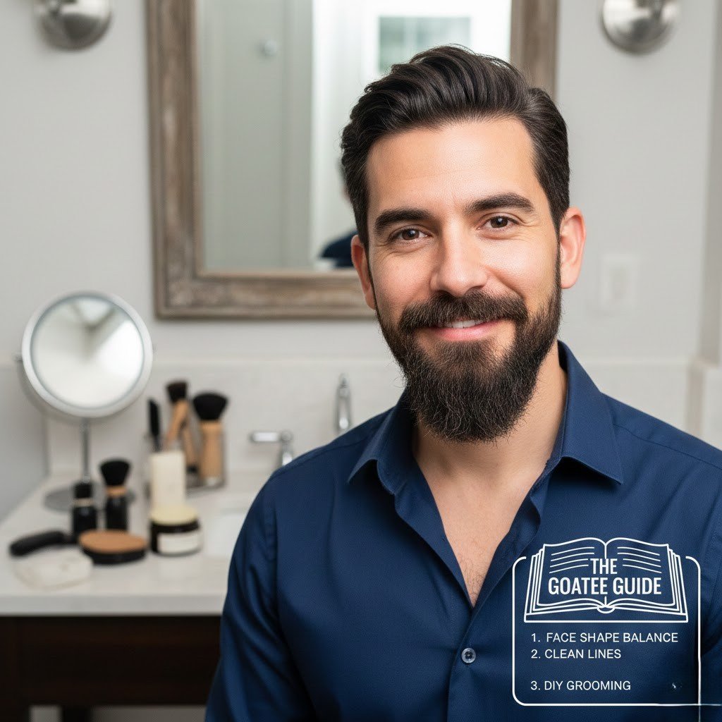 A simple guide to trimming and shaping a goatee for any face shape