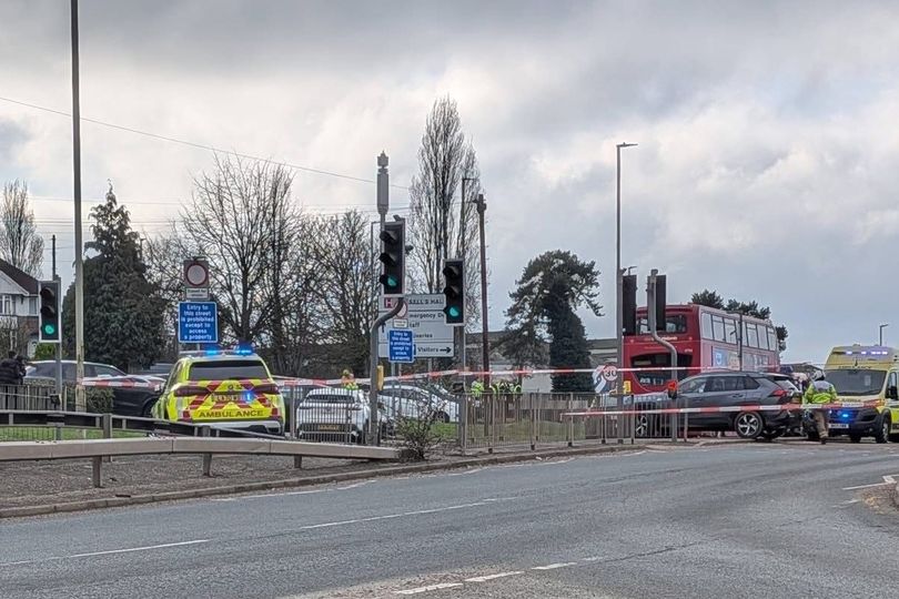 Man dies after being hit by a bus near Midlands hospital