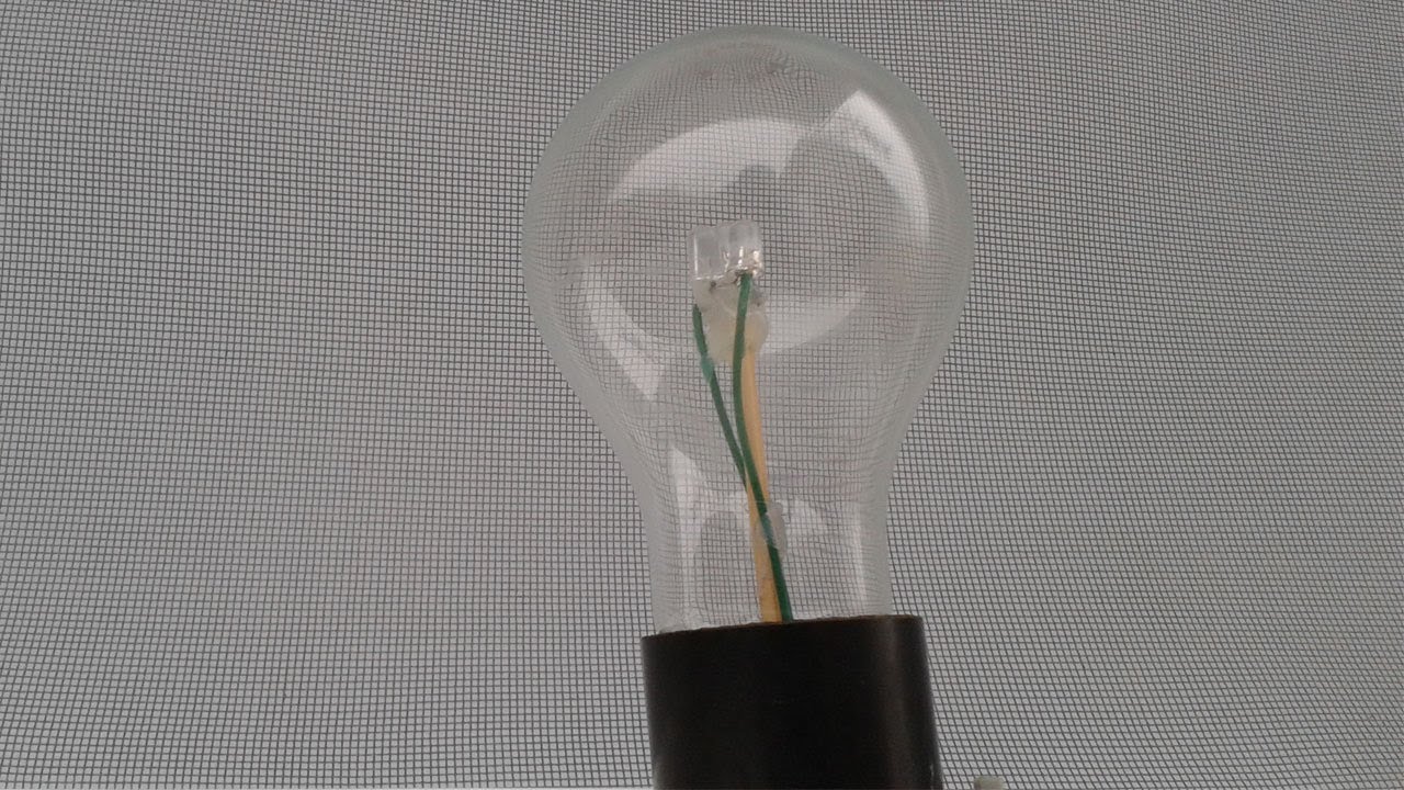 How to make a flash light for light bulbs