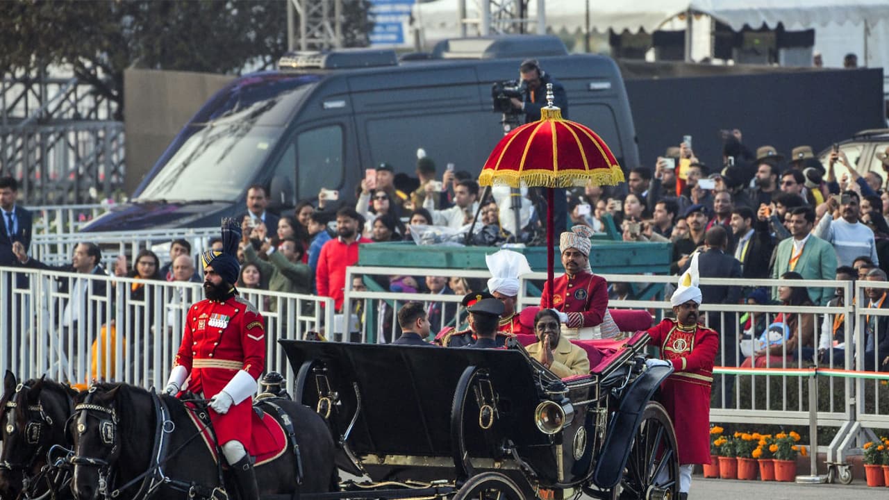 Beating Retreat concludes 77th Republic Day celebrations at Vijay Chowk