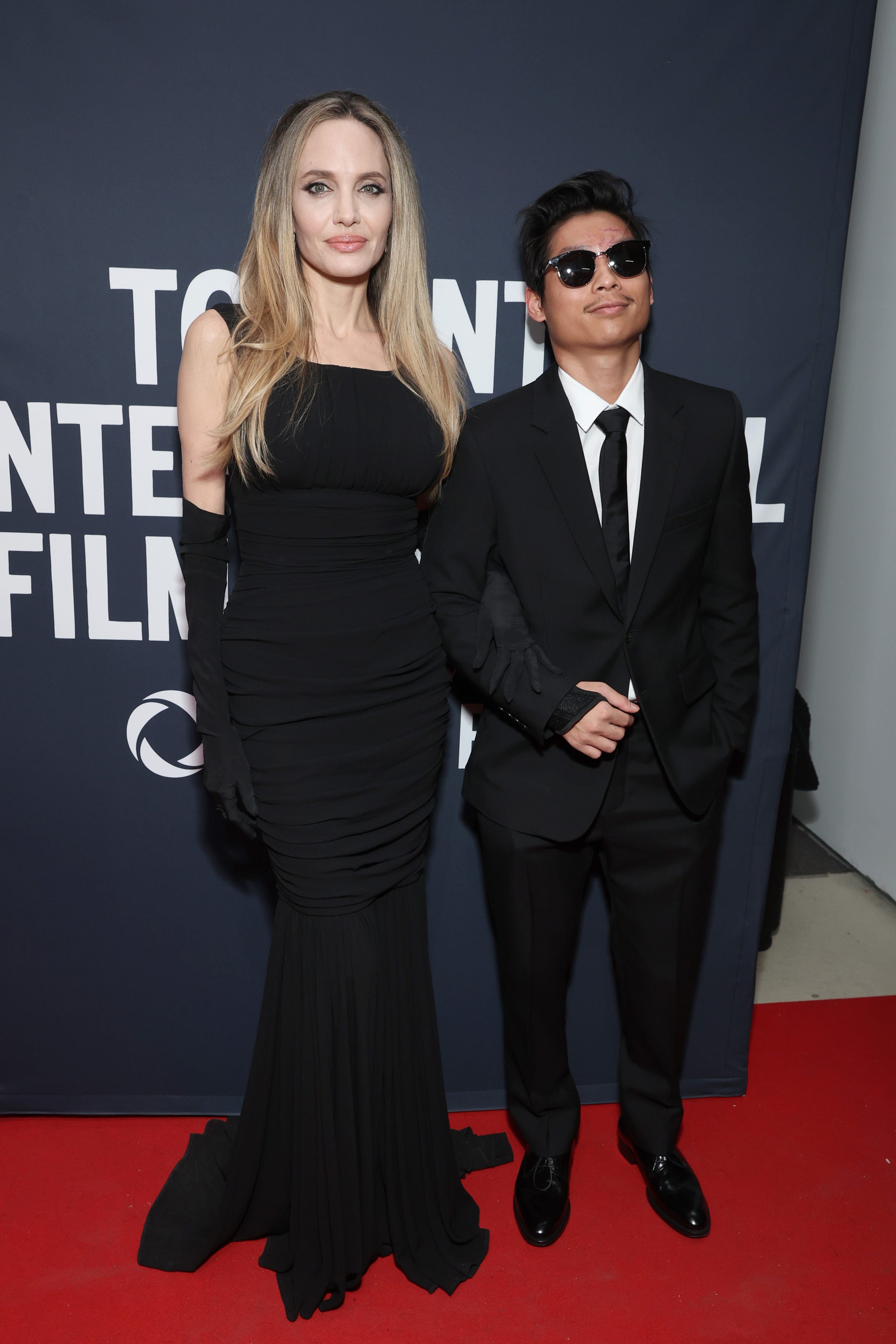 Angelina Jolie and Brad Pitt's son makes rare appearance at festival