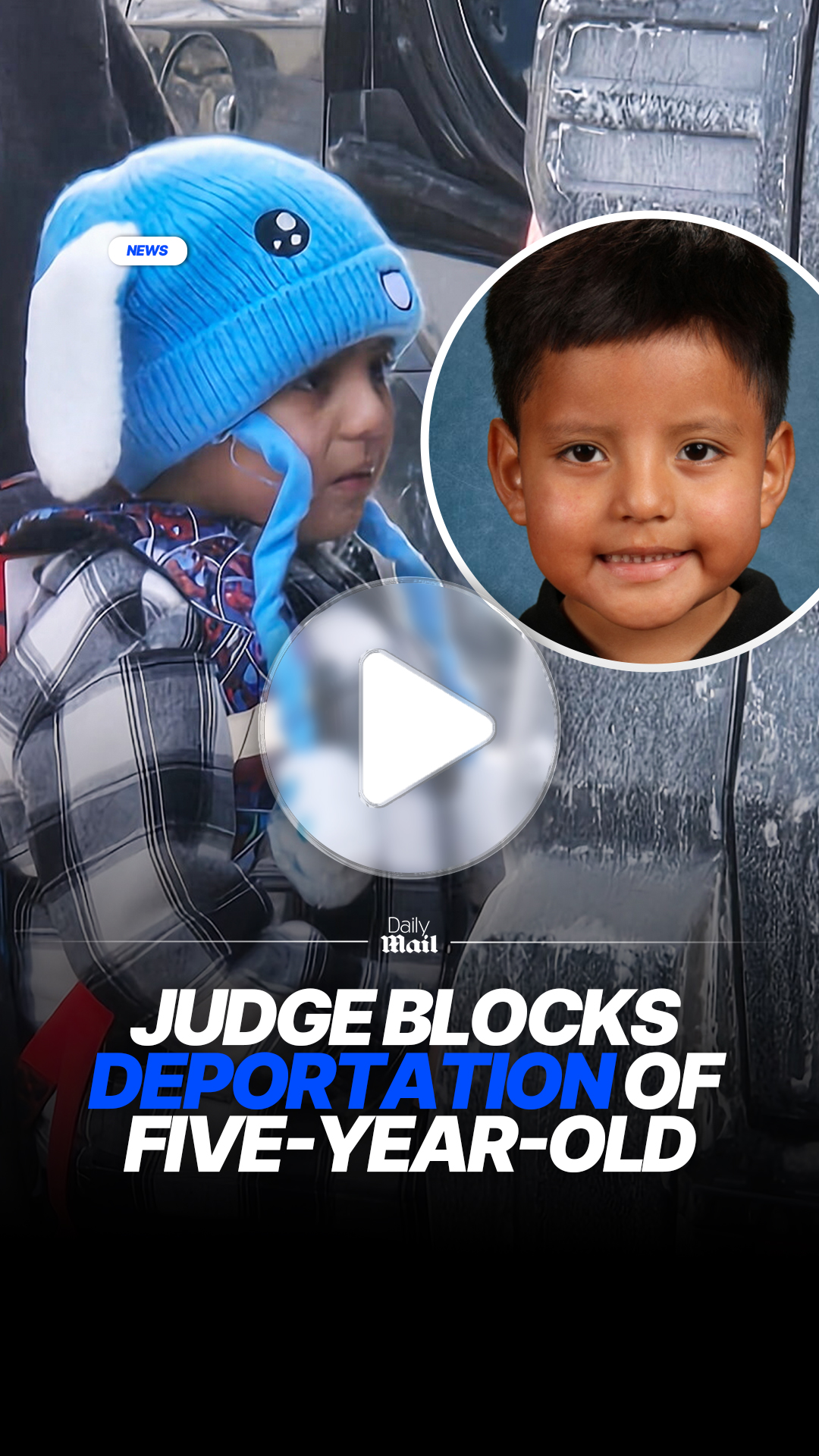 Judge blocks deportation of five-year-old boy detained by ICE