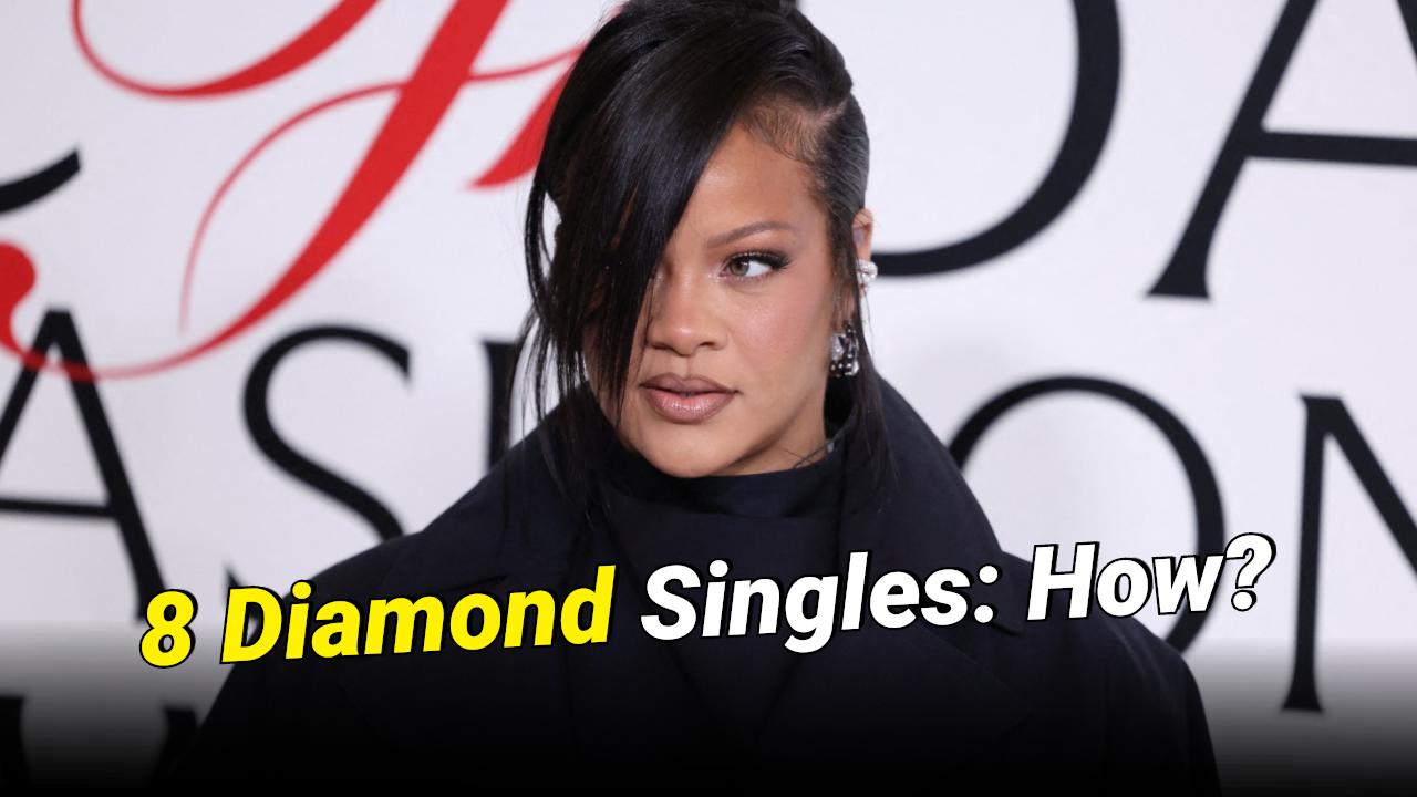 Rihanna extends her record as female artist with most diamond certified ...