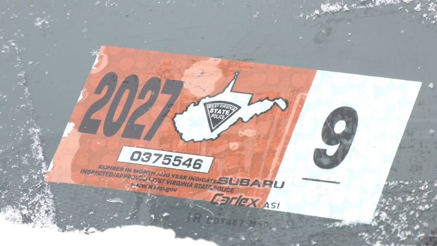 West Virginia bill would eliminate mandated vehicle inspection stickers