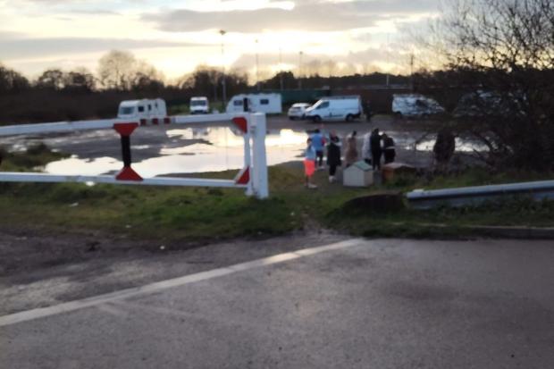 ‘Nightmare’ as travellers take over car park at Newport Rugby Club