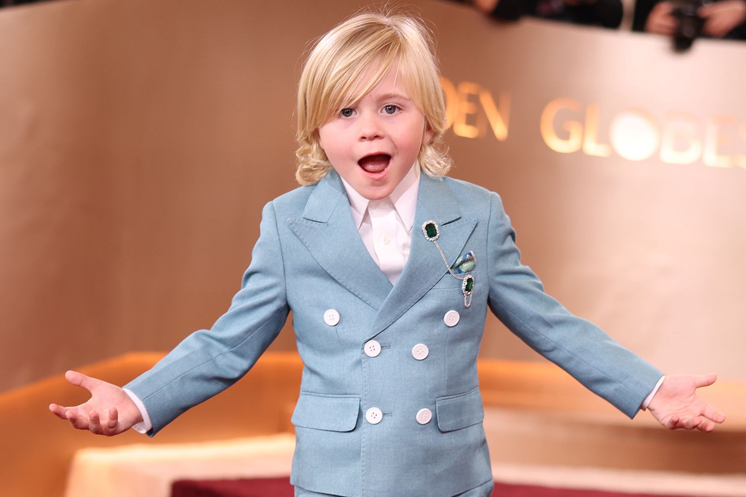 6-year-old “All Her Fault” actor went viral on the Golden Globes red ...
