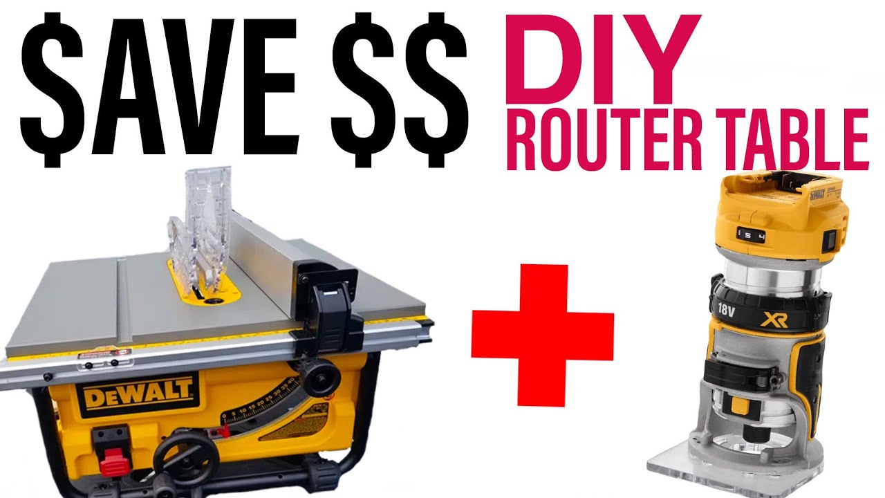 Perfect router table for your jobsite saw work station. Keep it separate!
