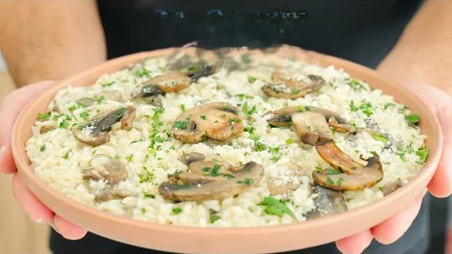 Simple mushroom risotto that beats most Italian restaurants