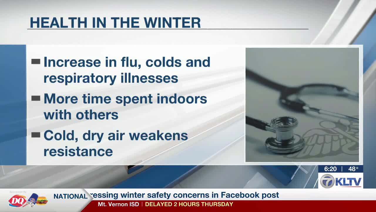 Experts warn winter health issues linger even after the cold weather ends