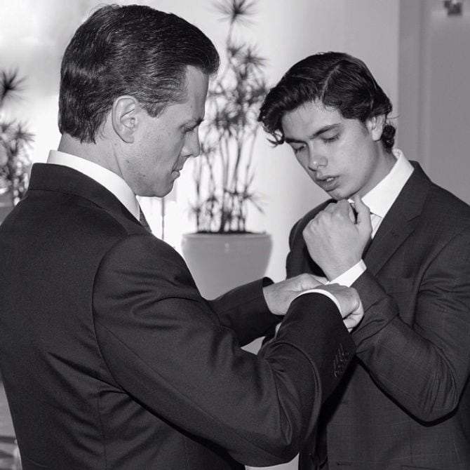 Alejandro, hijo de Enrique Peña Nieto, celebra la vida rodeado del amor ...