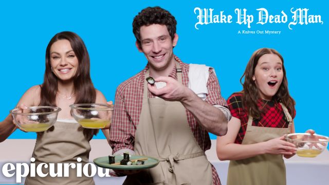 Knives Out: Wake Up Dead Man cast test their basic culinary skills