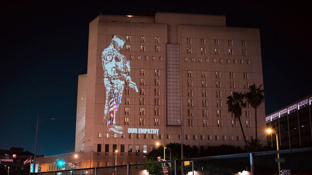 The guerrilla LA projection artists sticking it to ICE
