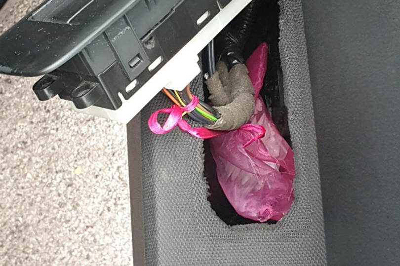 Secret car-door compartment where failed asylum seeker hid £1.2k ...