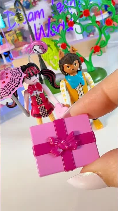 Playmobil Monster High Draculaura + Clawd Wolf #asmr #gifted #playmobil ...