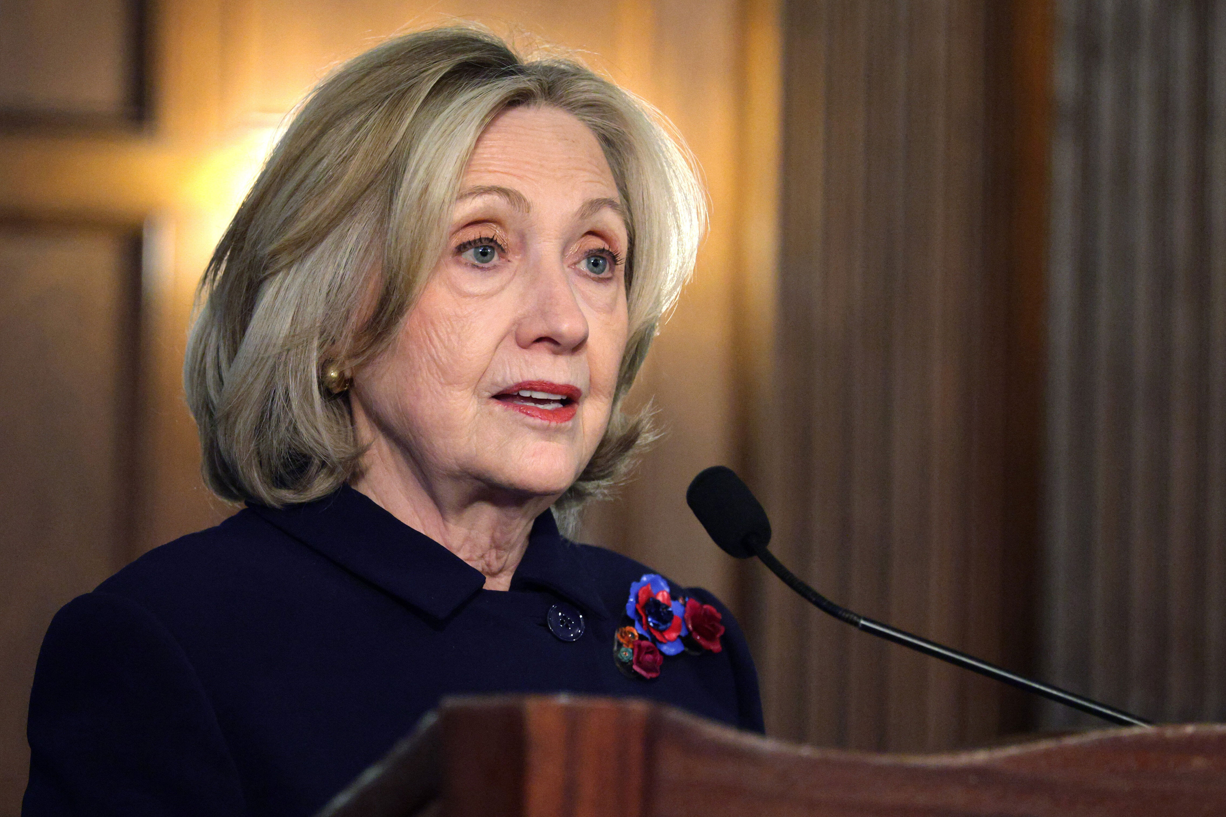 Hillary Clinton calls on philanthropists to 'save democracy' in annual ...