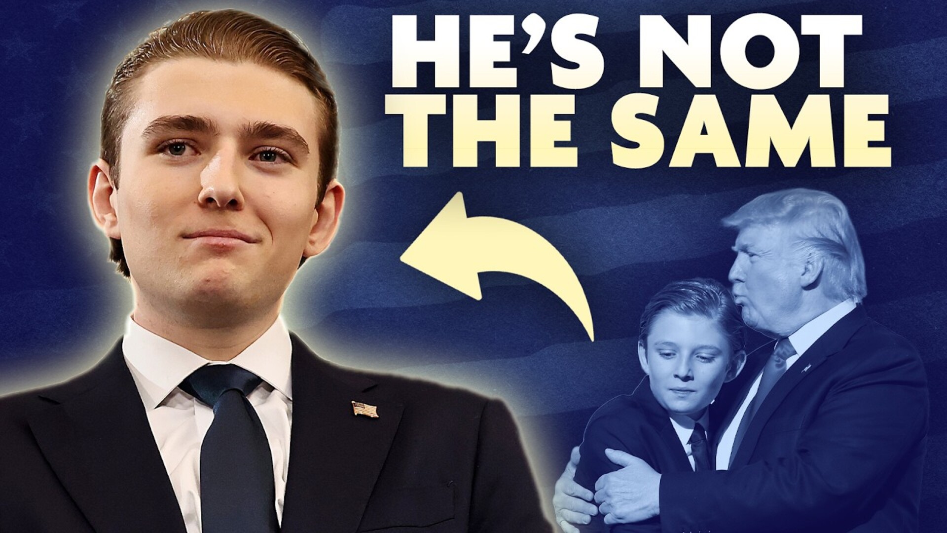 Donald Trump's youngest son has changed a lot
