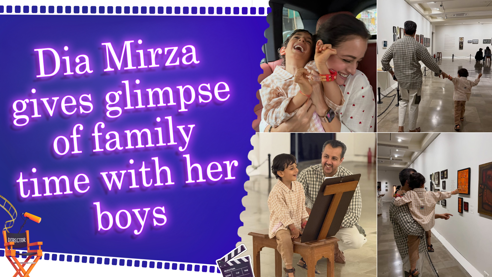 Dia Mirza shares heartwarming family moments from museum visit with ...