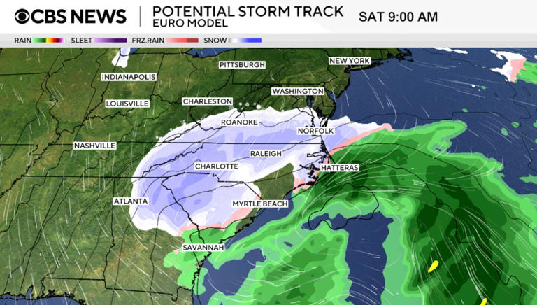 Severe cold persists as forecasters track another potential East Coast ...