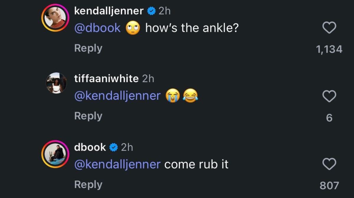 Devin Booker makes request to Kendall Jenner after marriage joke