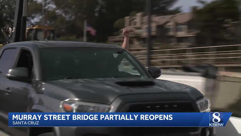 Santa Cruz's Murray Street Bridge partially reopens after seven-month ...