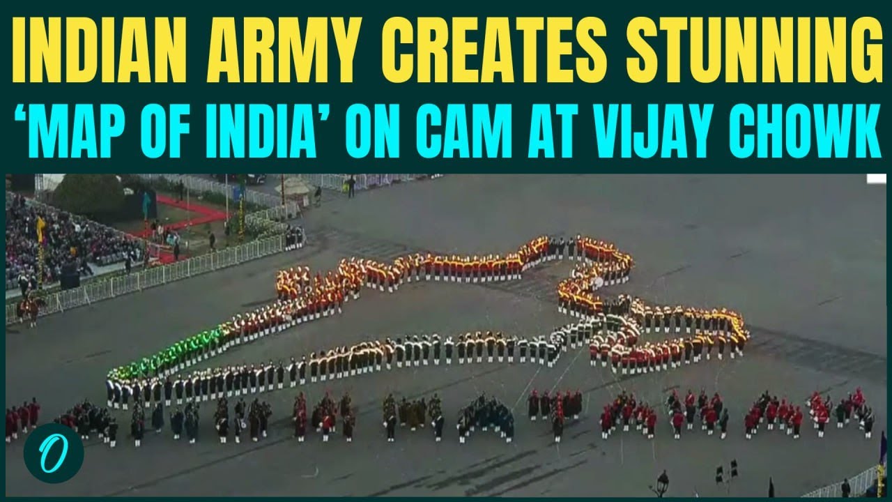 Beating Retreat 2026: 'Map of India' emerges at Vijay Chowk in dazzling ...