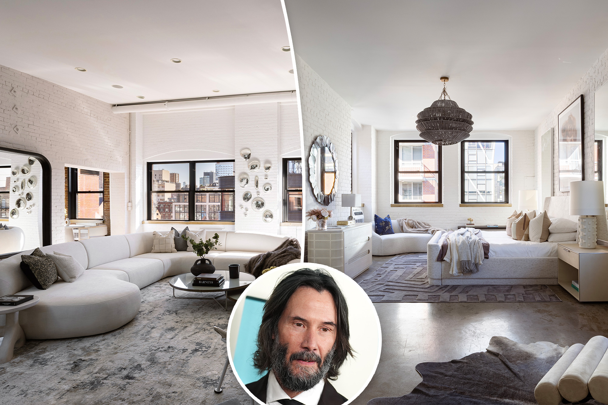 Keanu Reeves rented Linda Evangelista’s NYC loft while starring in ...