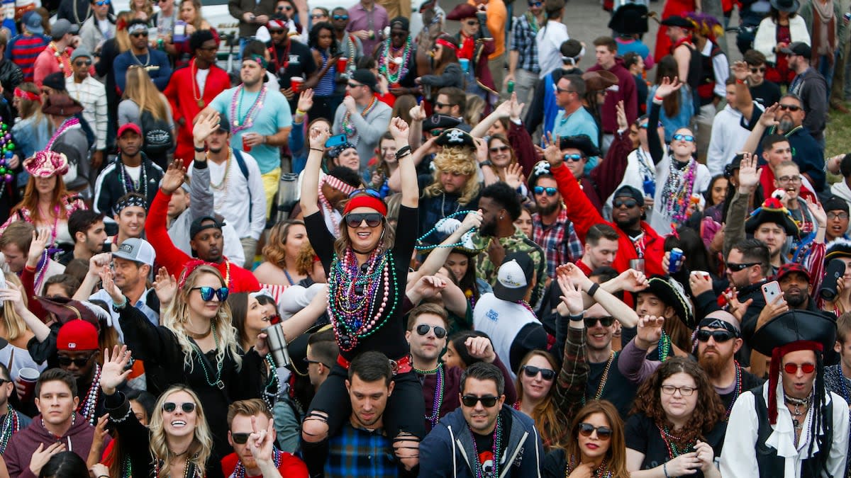 Images from Gasparilla celebrations through the years in Tampa Bay