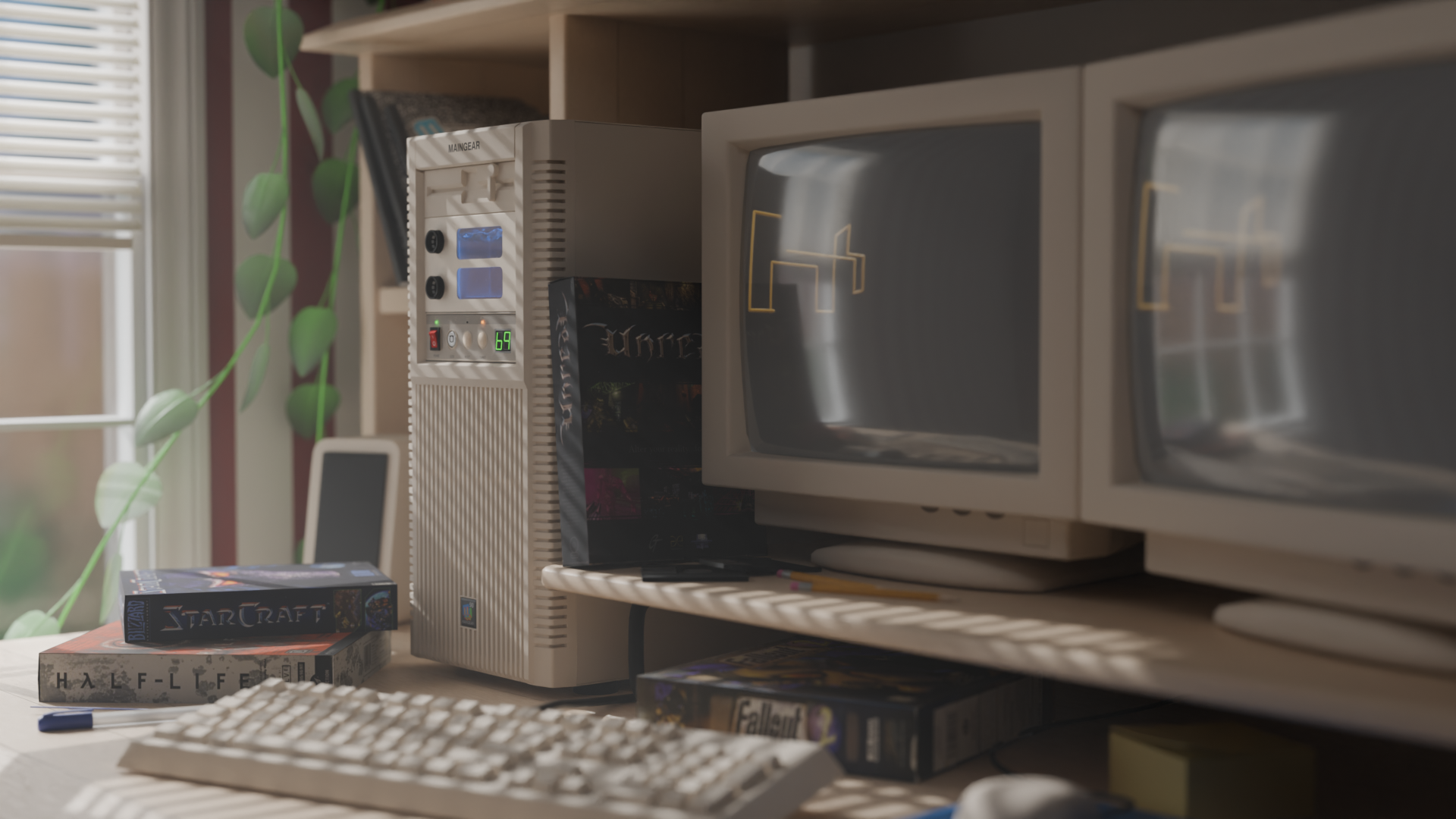 Maingear's latest retro gaming desktop takes you back to the Quake era