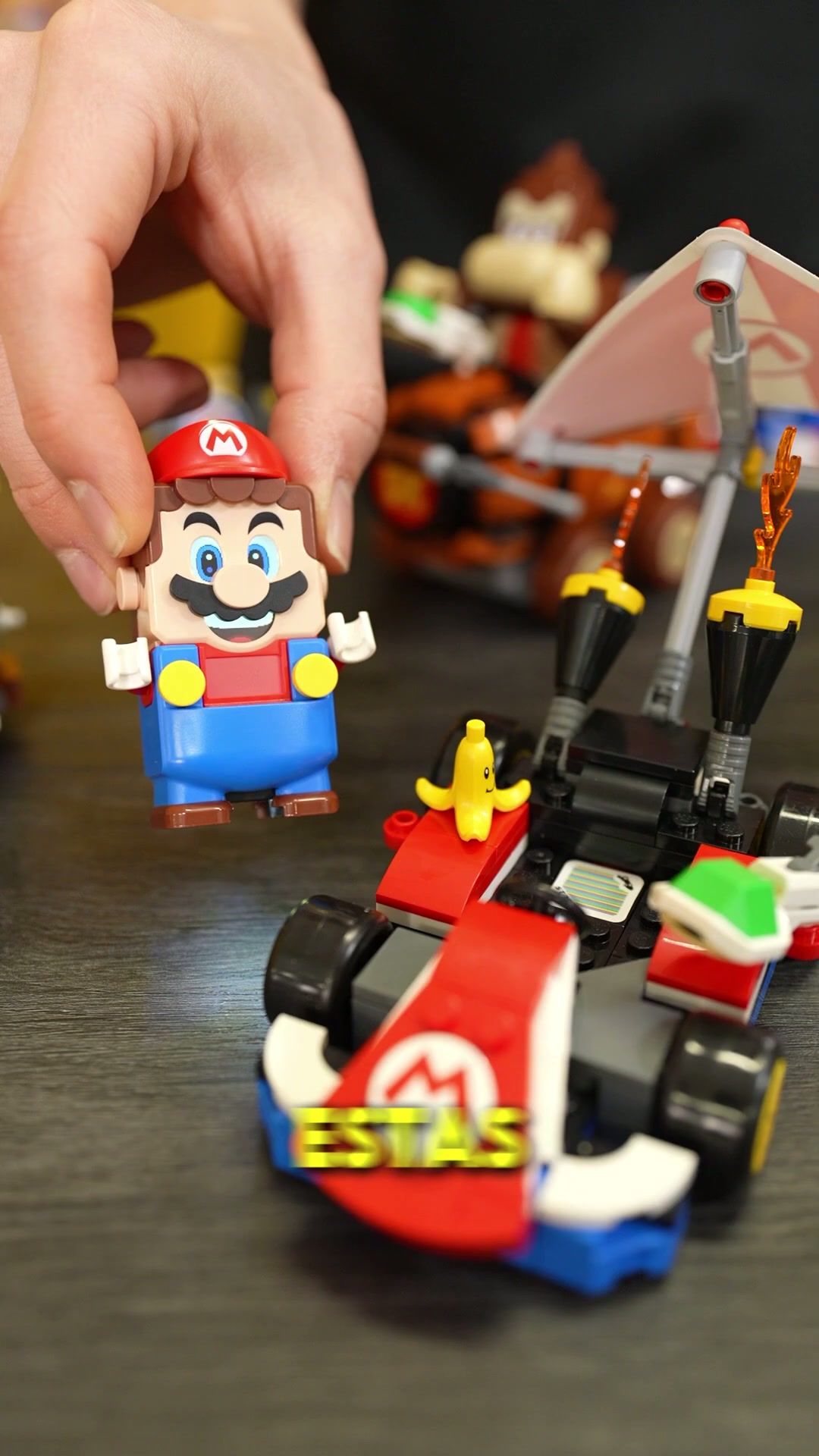 Esto es lo que pasa cuando mueves a Mario de LEGO Mario Kart