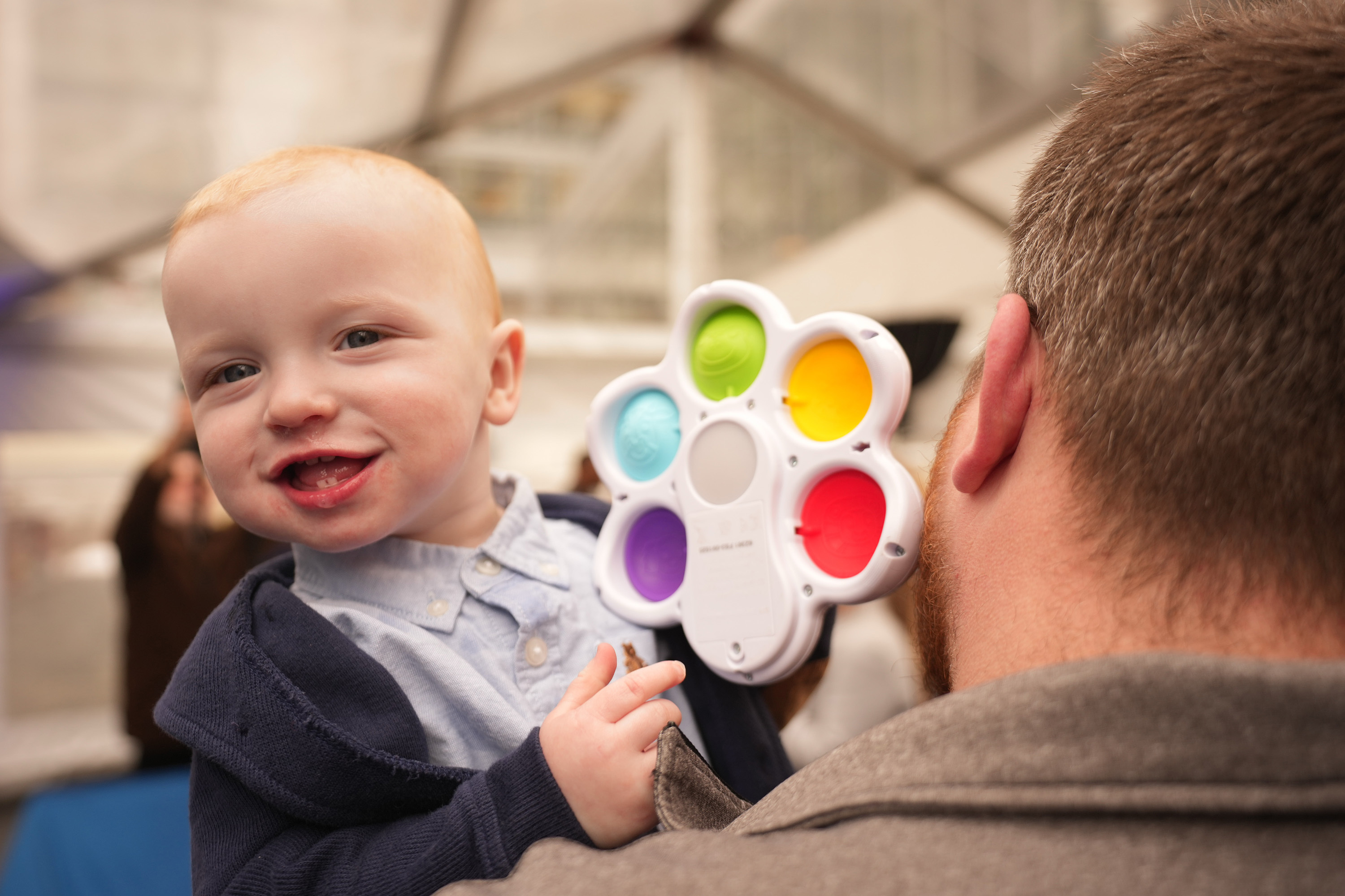 Baby KJ’s father returns to hospital as a construction worker, building ...
