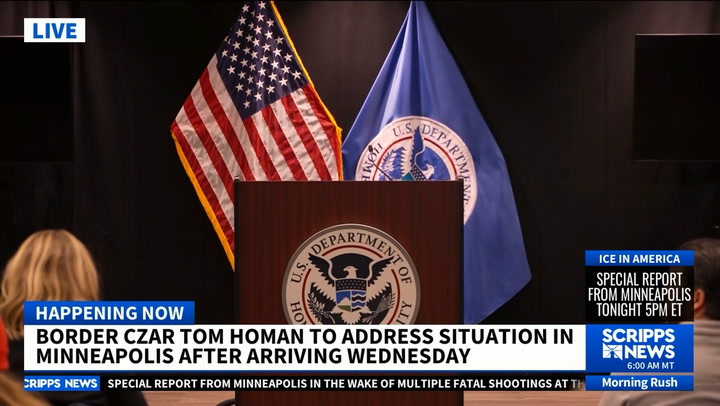 Border czar Homan addresses ICE operations in Minneapolis