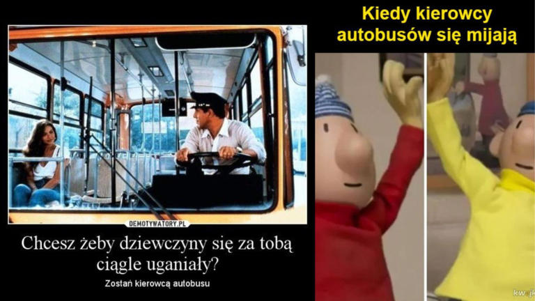 Kierowcy autobusów bohaterami internetu! Najlepsze memy rozbawią ...