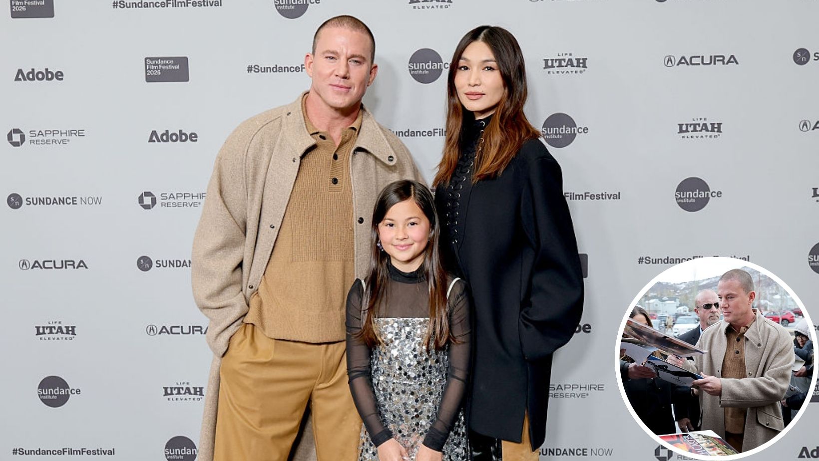 Red carpet: Channing Tatum at the premiere of Josephine