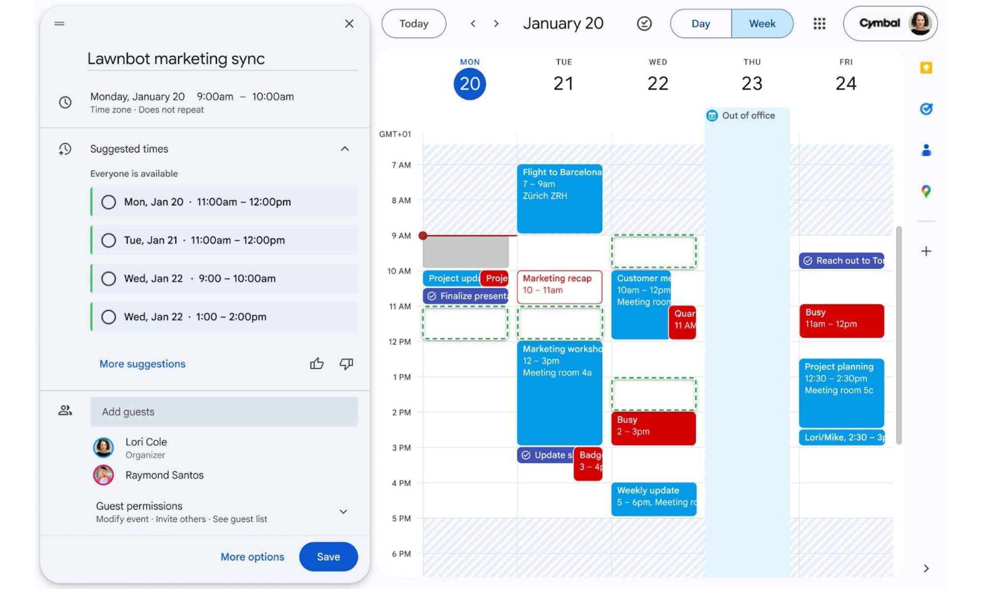 Gemini in Google Calendar now helps you find the best meeting time for ...