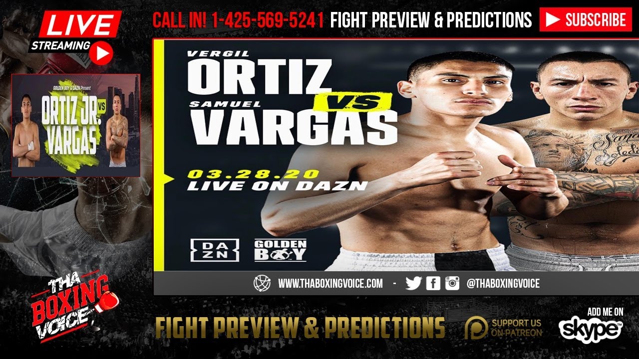 ☎️ Vergil Ortiz Jr vs Samuel Vargas 🔥 March 28 at the Fabulous Forum Do ...